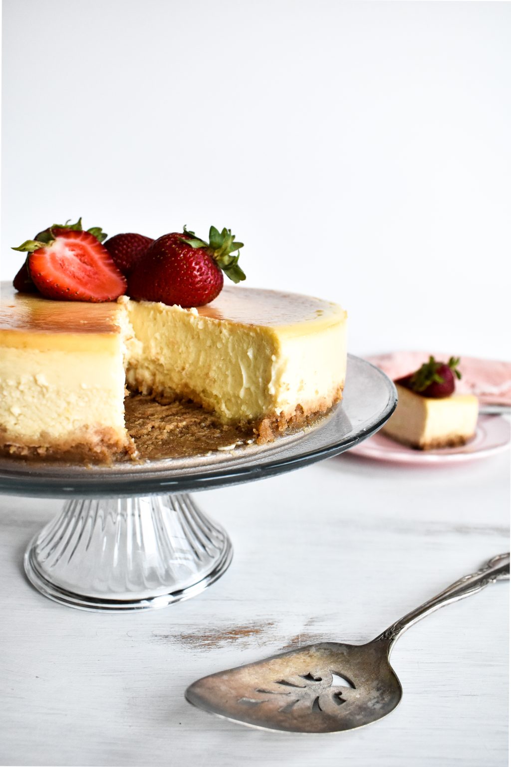 Creamy Dairy Free Cheesecake - Humbly Homemade