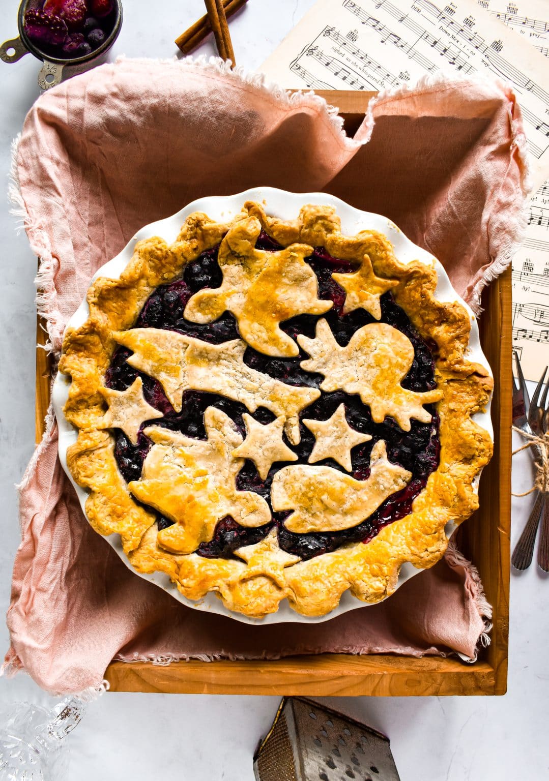 Mixed Berry Pie with Frozen Berries - Humbly Homemade
