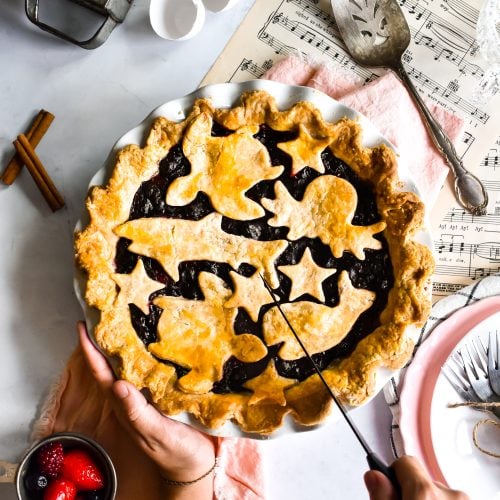 Mixed Berry Pie with Frozen Berries - Humbly Homemade