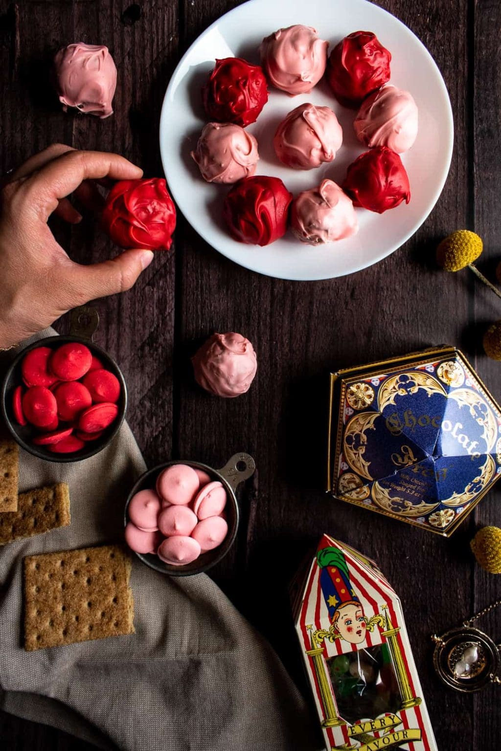 4 Ingredient Harry Potter Chocolate Bonbons - Humbly Homemade
