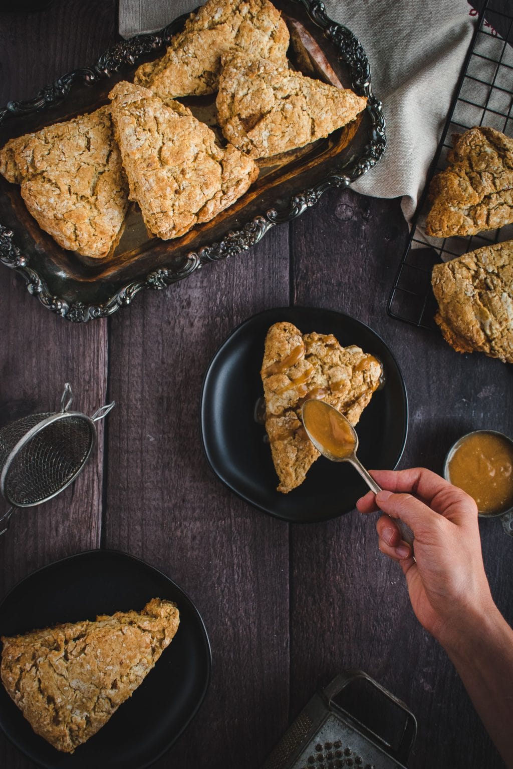 Miso Caramel Scones - Humbly Homemade
