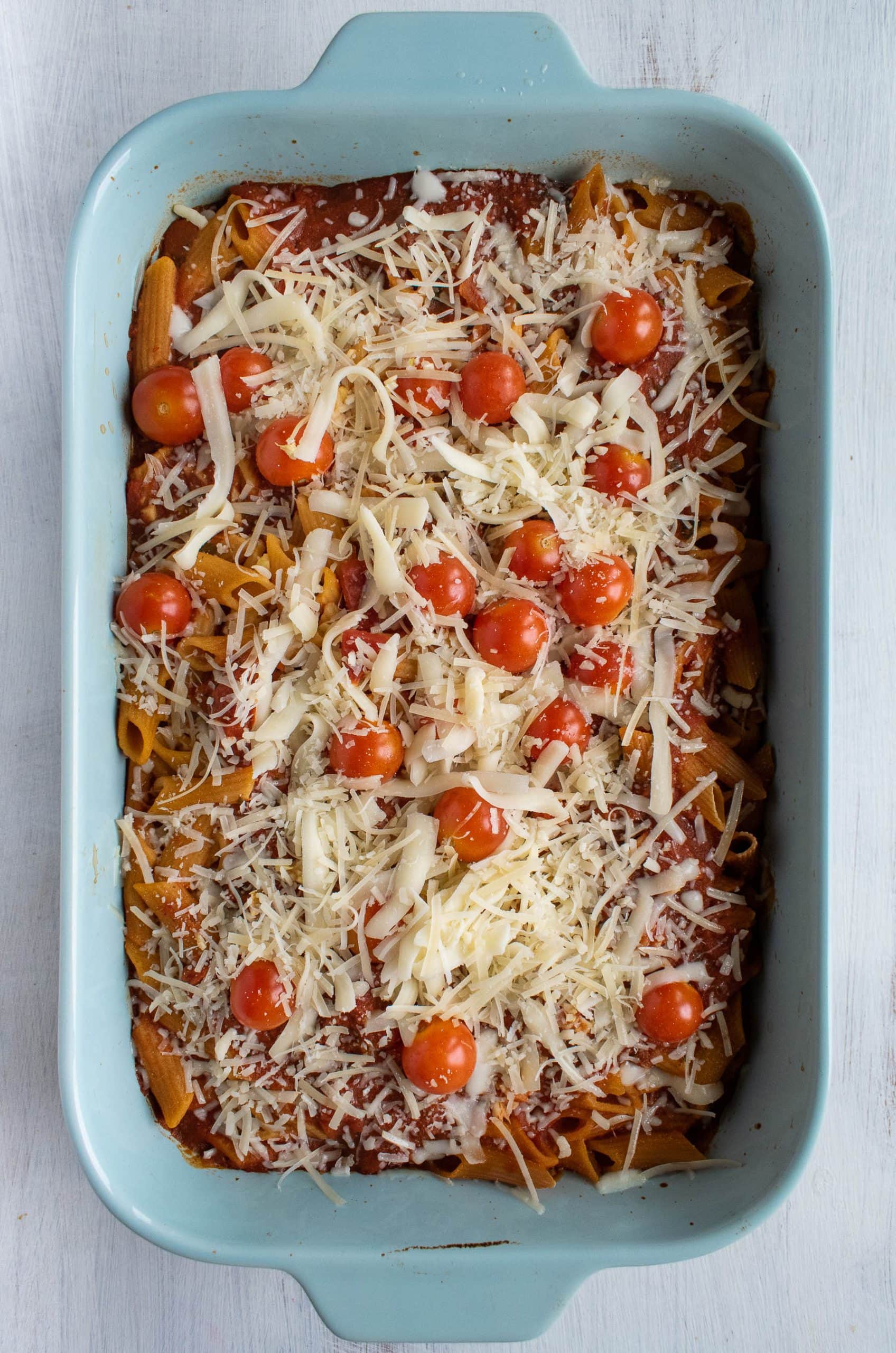 Easy No Boil Pasta Bake - Humbly Homemade