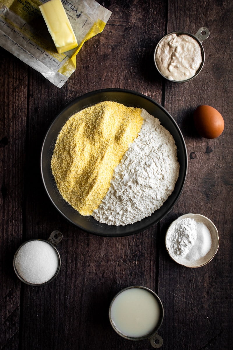 Fluffy Sourdough Discard Cornbread - Humbly Homemade