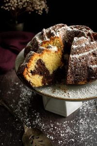 German Marble Cake (Marmorkuchen) - Humbly Homemade