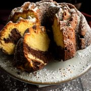 German Marble Cake (Marmorkuchen) - Humbly Homemade