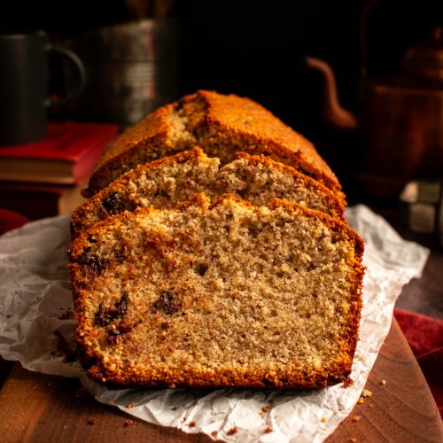 German Hazelnut Cake in a Loaf Pan | Nusskuchen - Humbly Homemade