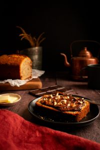 German Hazelnut Cake in a Loaf Pan | Nusskuchen - Humbly Homemade
