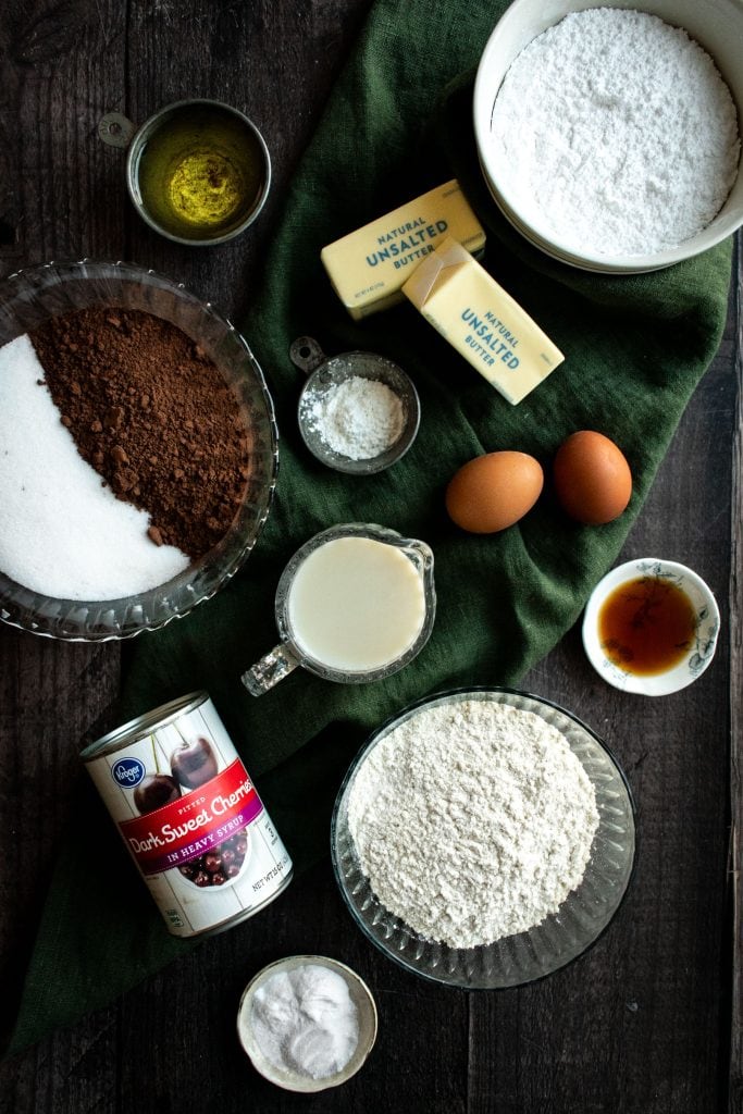 Black Forest Sheet Cake from Scratch without Kirsch - Humbly Homemade