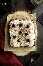 Black Forest Sheet Cake from Scratch without Kirsch - Humbly Homemade
