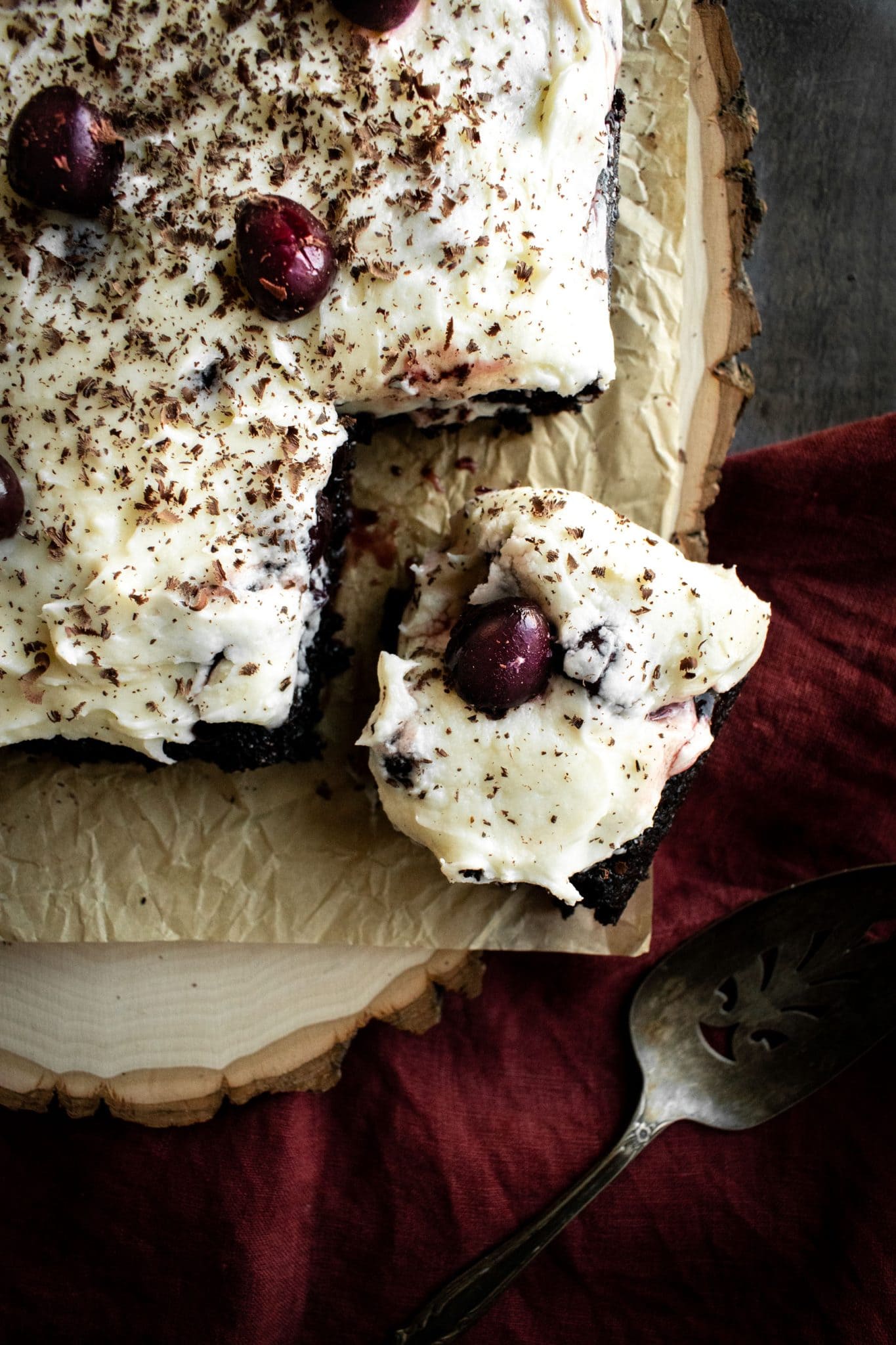 Black Forest Sheet Cake from Scratch without Kirsch - Humbly Homemade