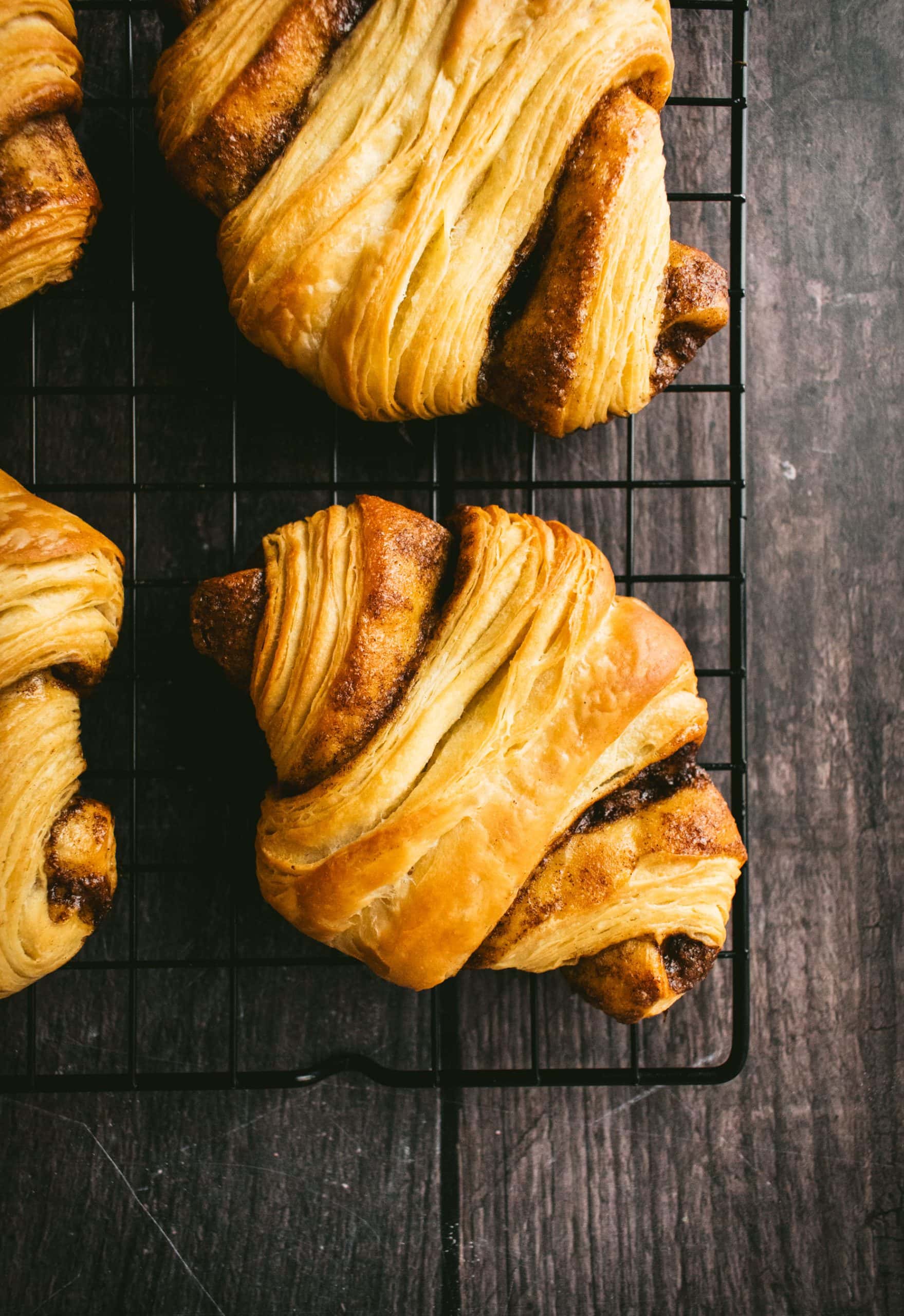 Flaky German Cinnamon Rolls | Franzbrötchen - Humbly Homemade