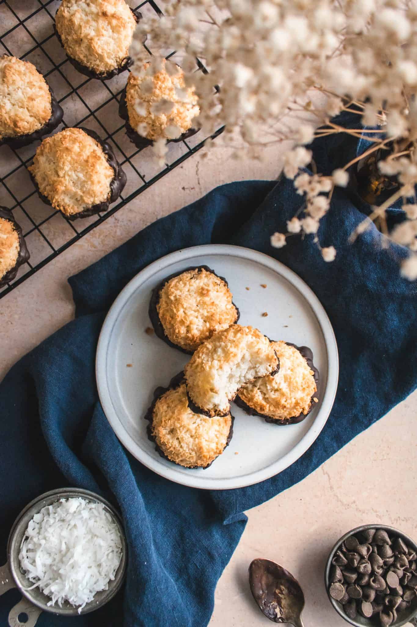4 Ingredient German Coconut Macaroons - Humbly Homemade