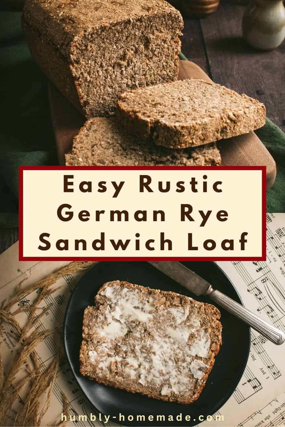 Vollkornbrot | Easy German Brown Bread - Humbly Homemade