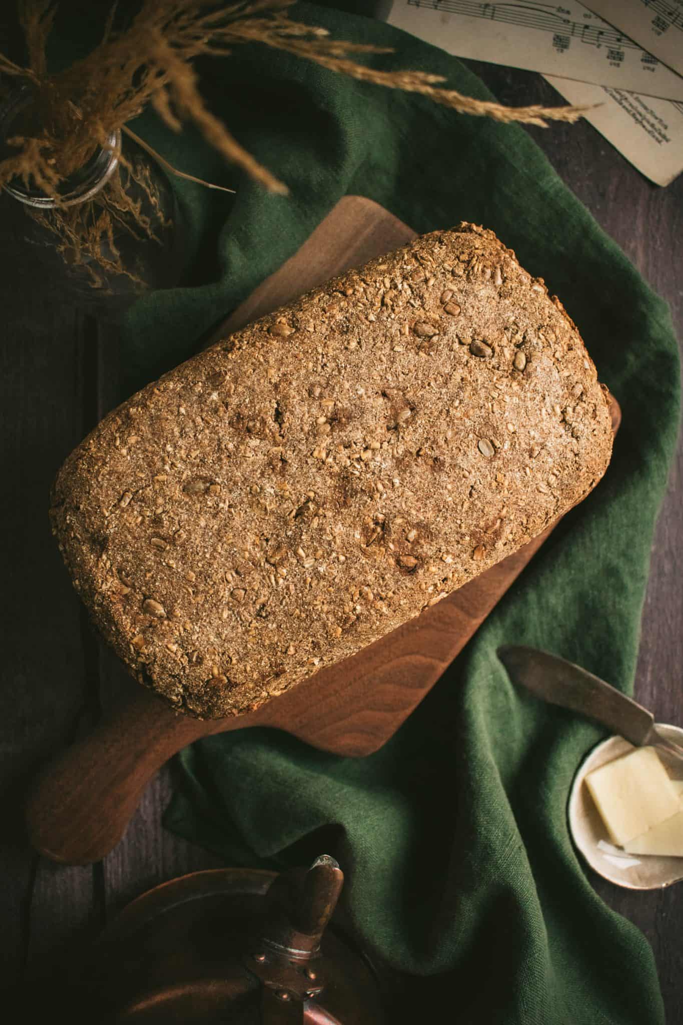 Vollkornbrot | Easy German Brown Bread - Humbly Homemade