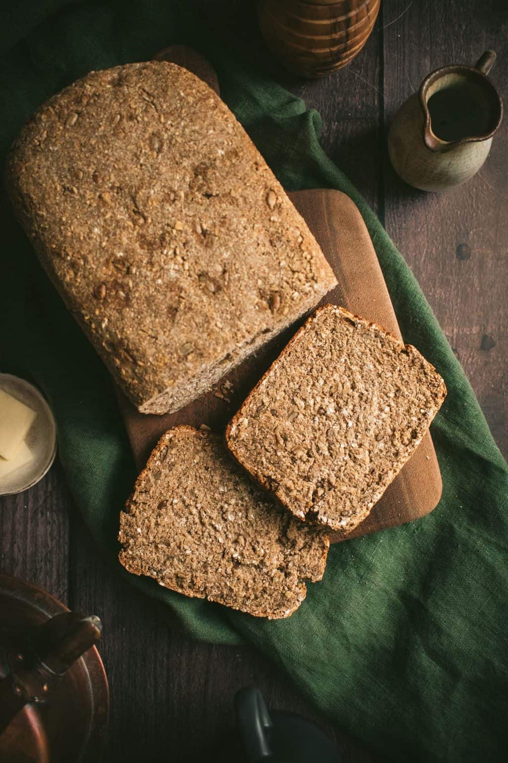 Vollkornbrot | Easy German Brown Bread - Humbly Homemade