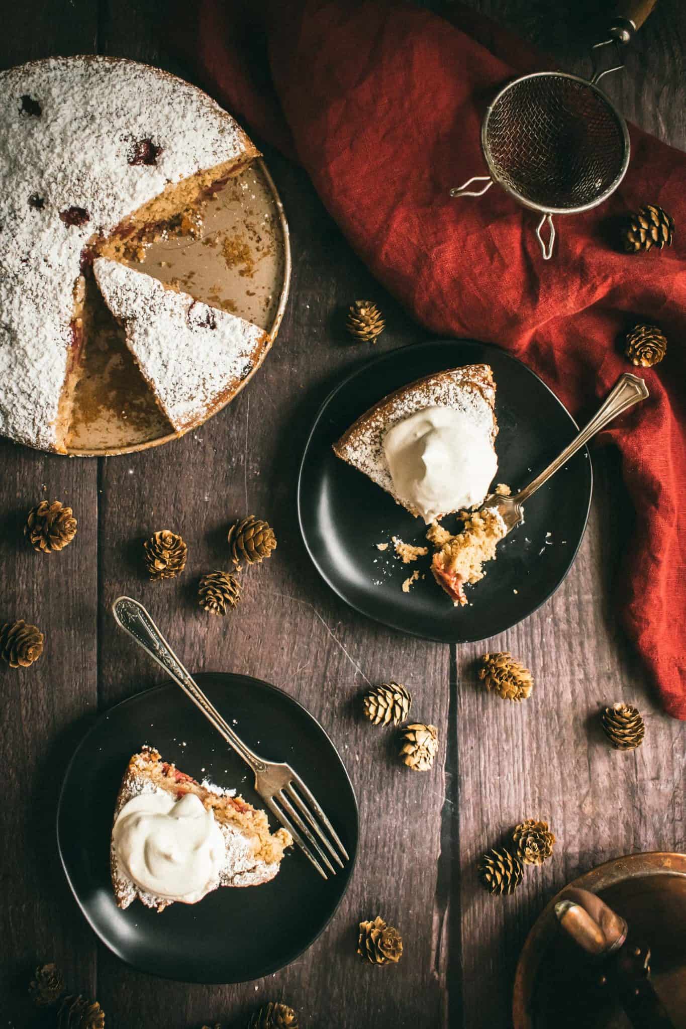 German Cherry Cake | Kirschkuchen - Humbly Homemade