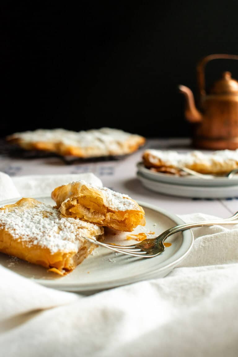 Mini Apple Strudel with Phyllo Dough - Humbly Homemade