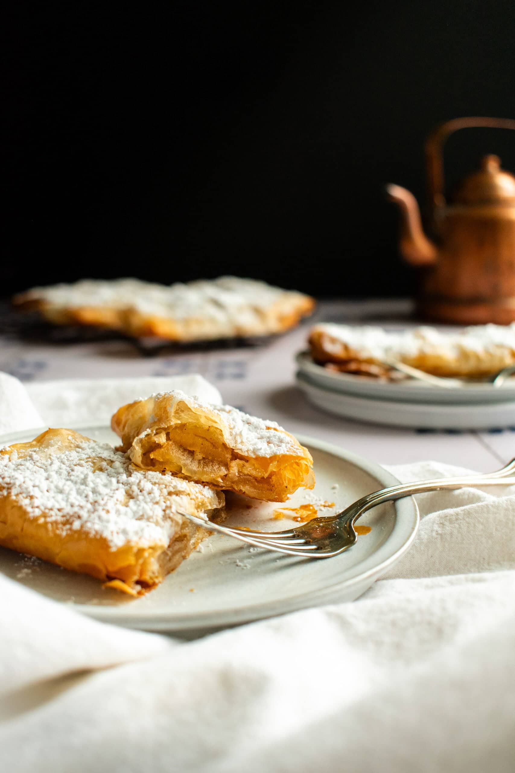 Mini Apple Strudel with Phyllo Dough - Humbly Homemade