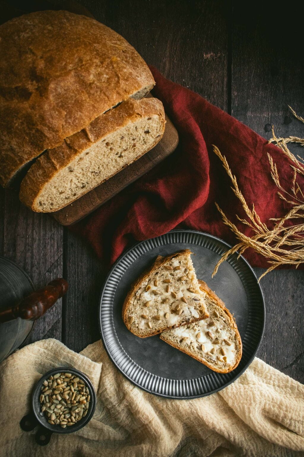 Sunflower Seed Bread | Sonnenblumenbrot - Humbly Homemade