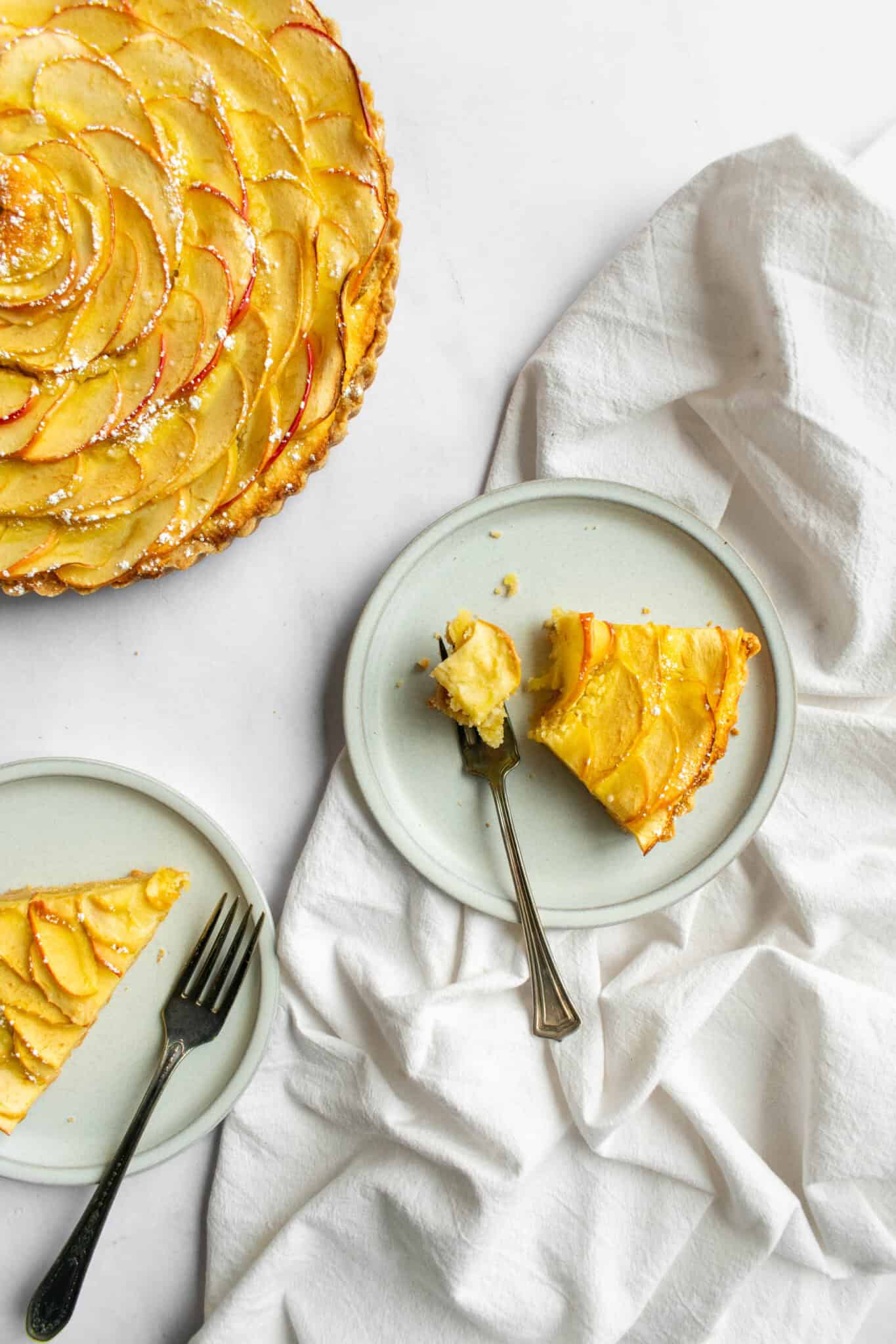 Apple Frangipane Tart - Humbly Homemade