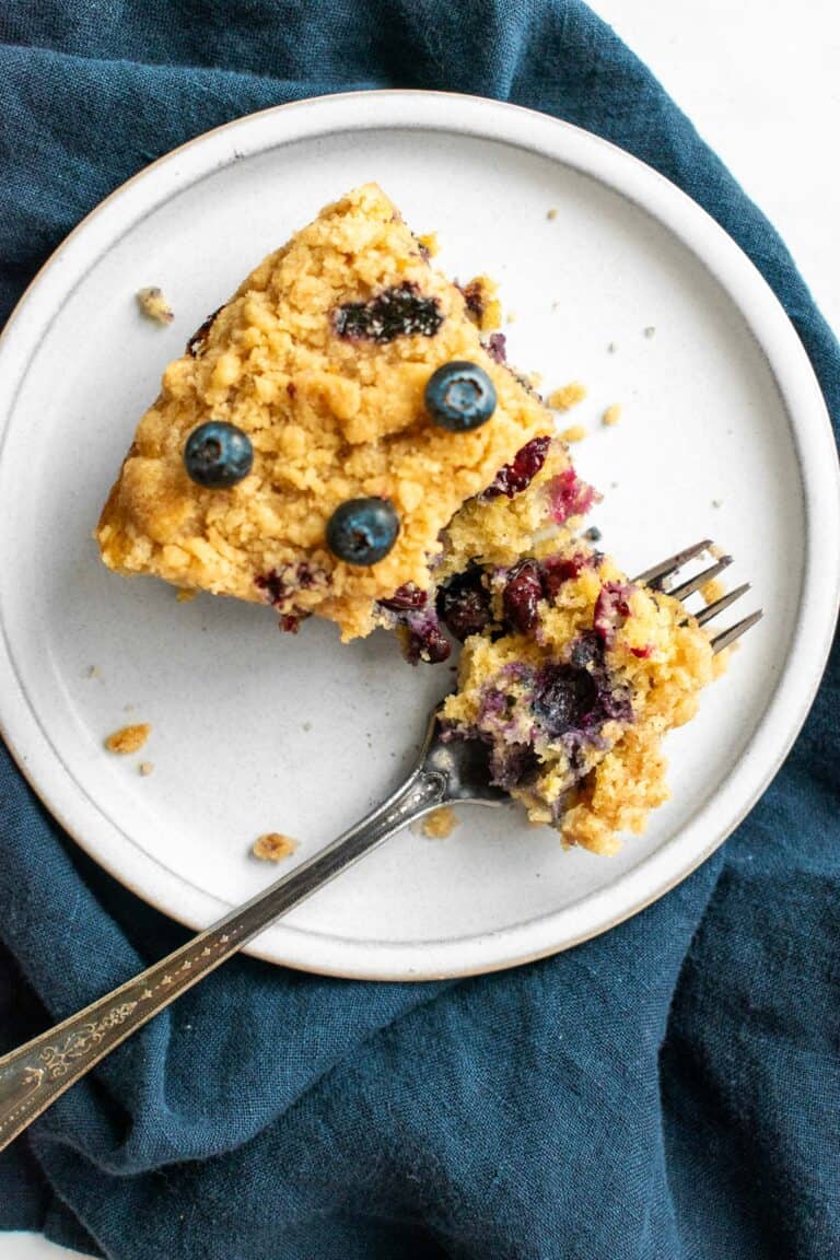 Blueberry Kuchen | German Blueberry Cake - Humbly Homemade
