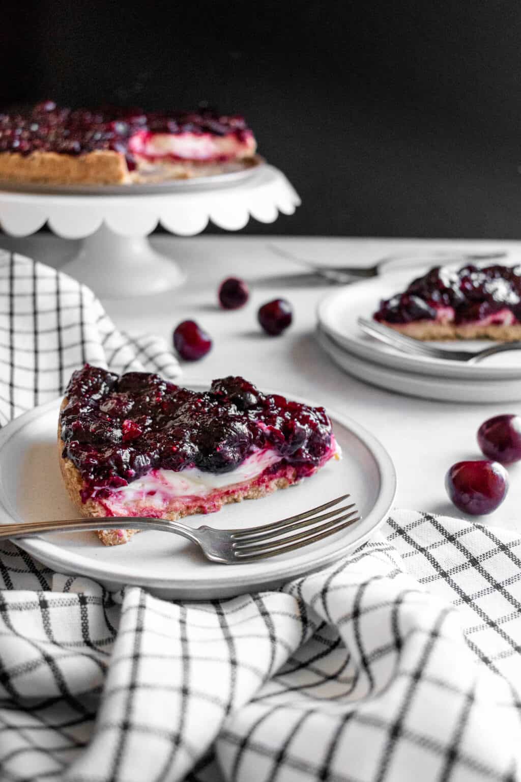 Easy Cream Cheese Cherry Torte - Humbly Homemade