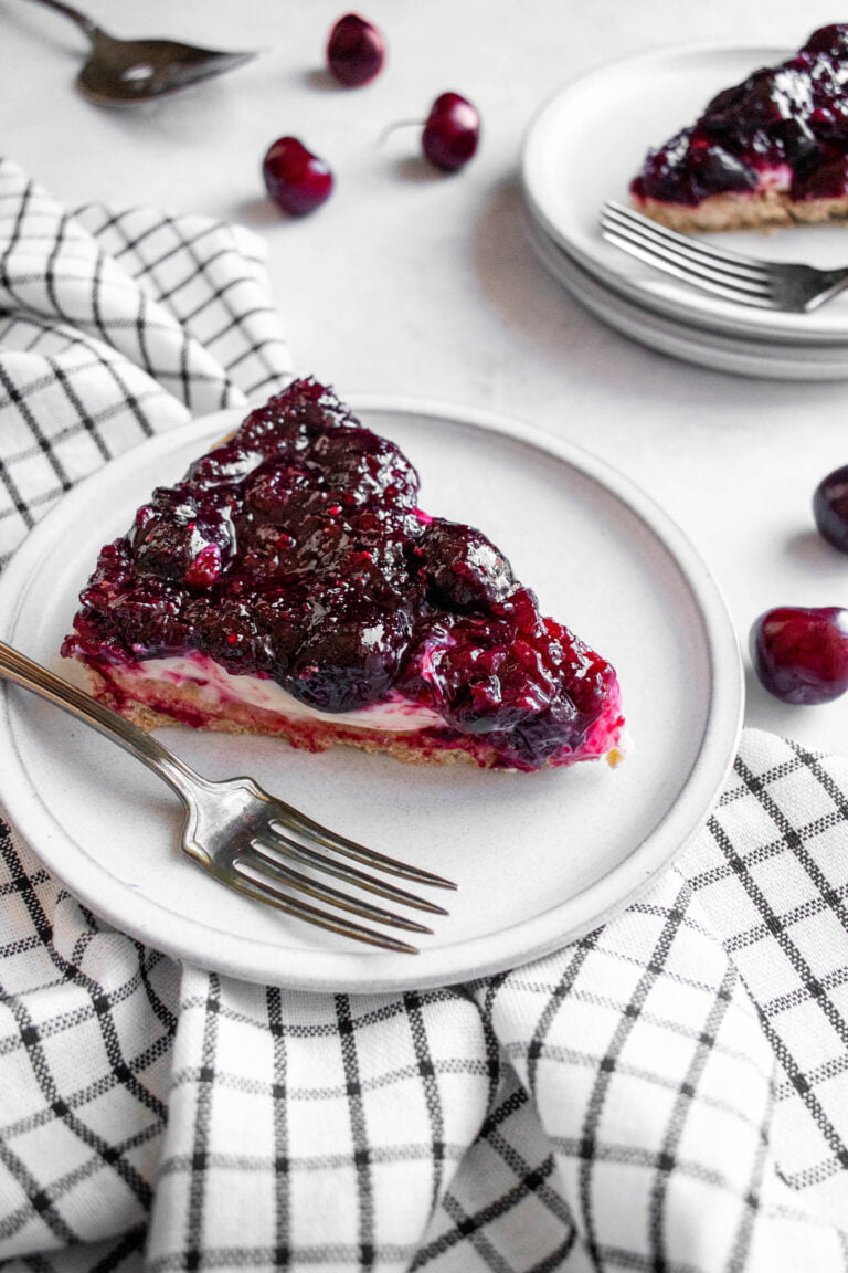 Easy Cream Cheese Cherry Torte - Humbly Homemade