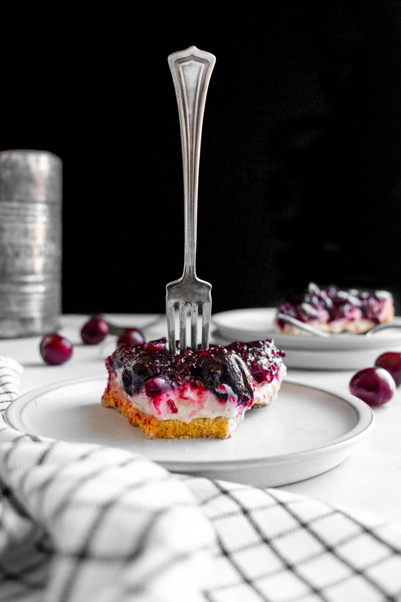 Easy Cream Cheese Cherry Torte - Humbly Homemade
