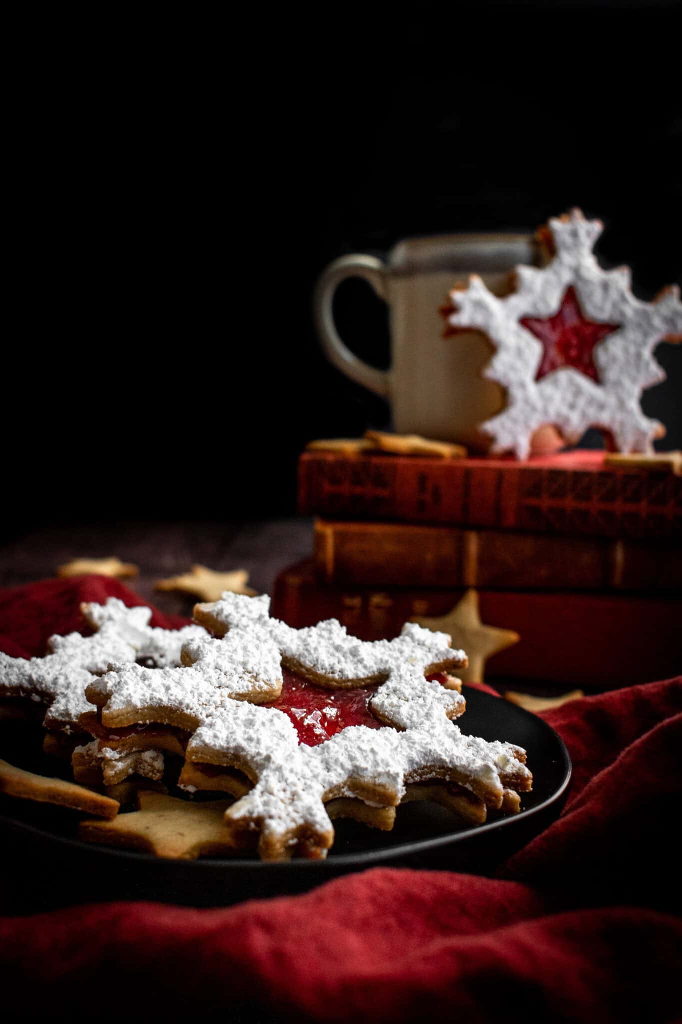 Spitzbuben | Swiss Strawberry Jam Cookies - Humbly Homemade