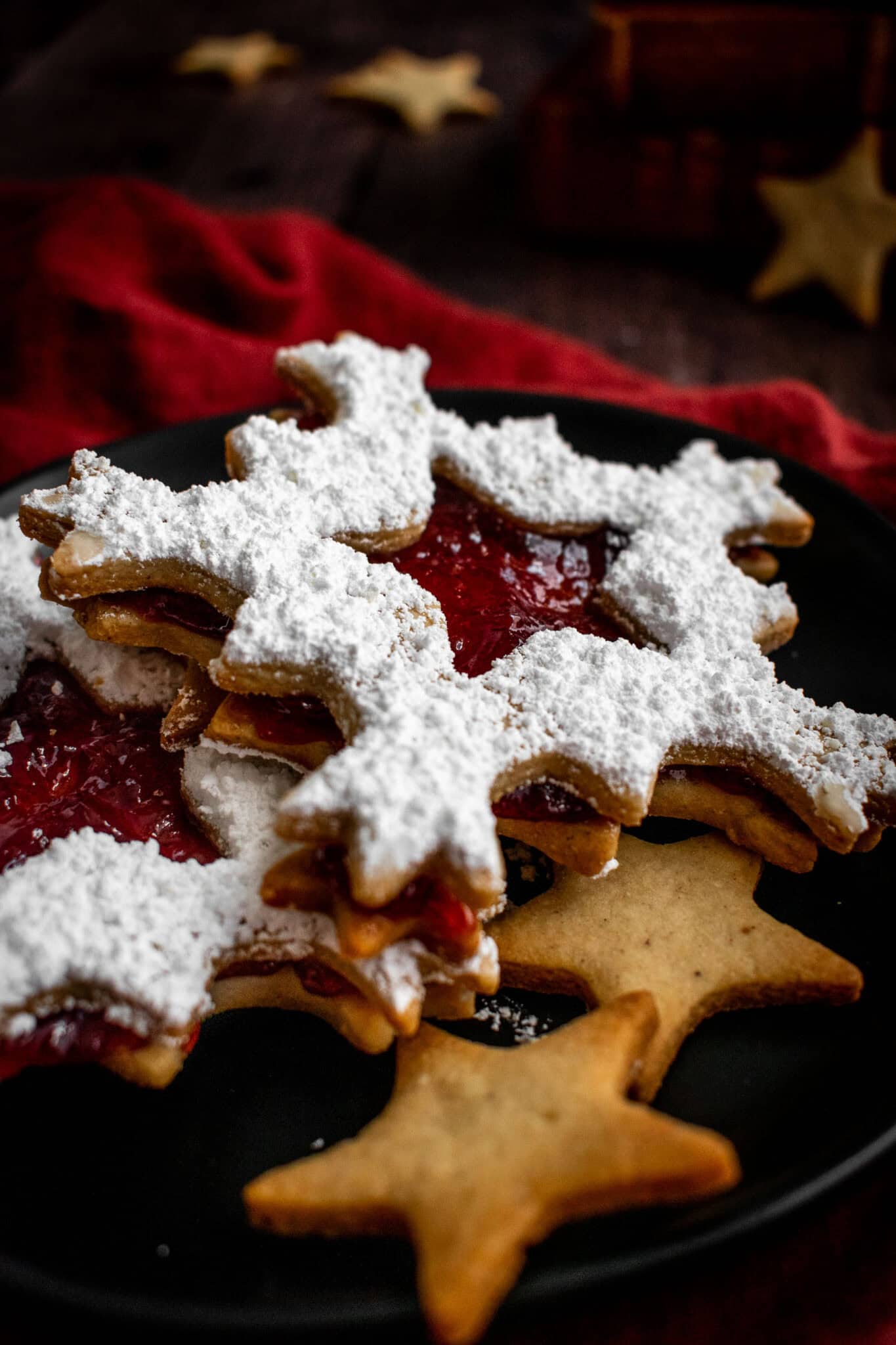 Spitzbuben | Swiss Strawberry Jam Cookies - Humbly Homemade