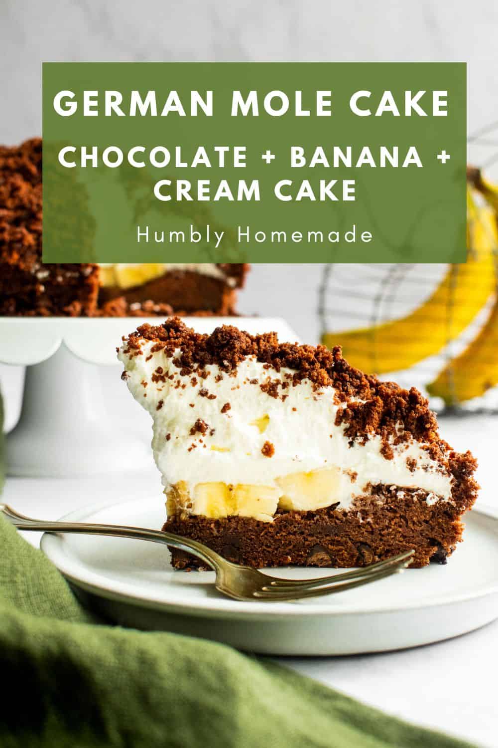 German Mole Cake | Maulwurfkuchen - Humbly Homemade