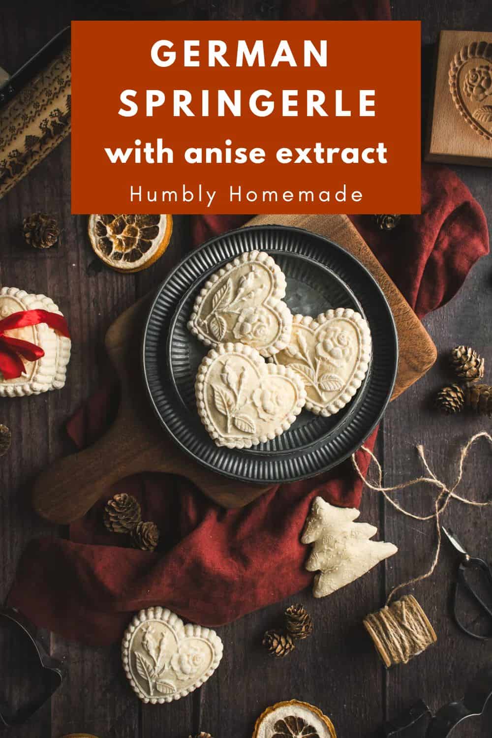 Authentic German Springerle Cookies with Anise - Humbly Homemade