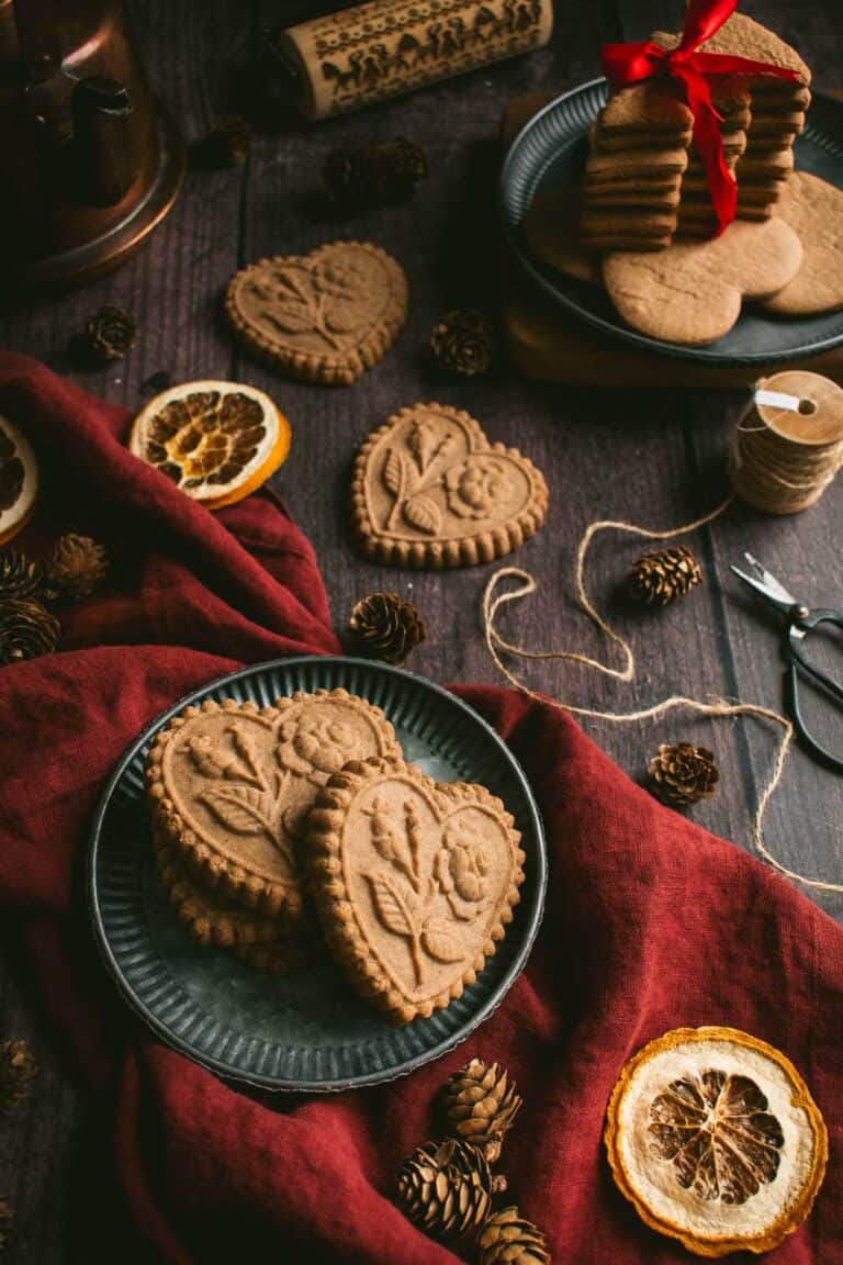 Spekulatius Cookies | Crispy Spiced German Biscuits - Humbly Homemade