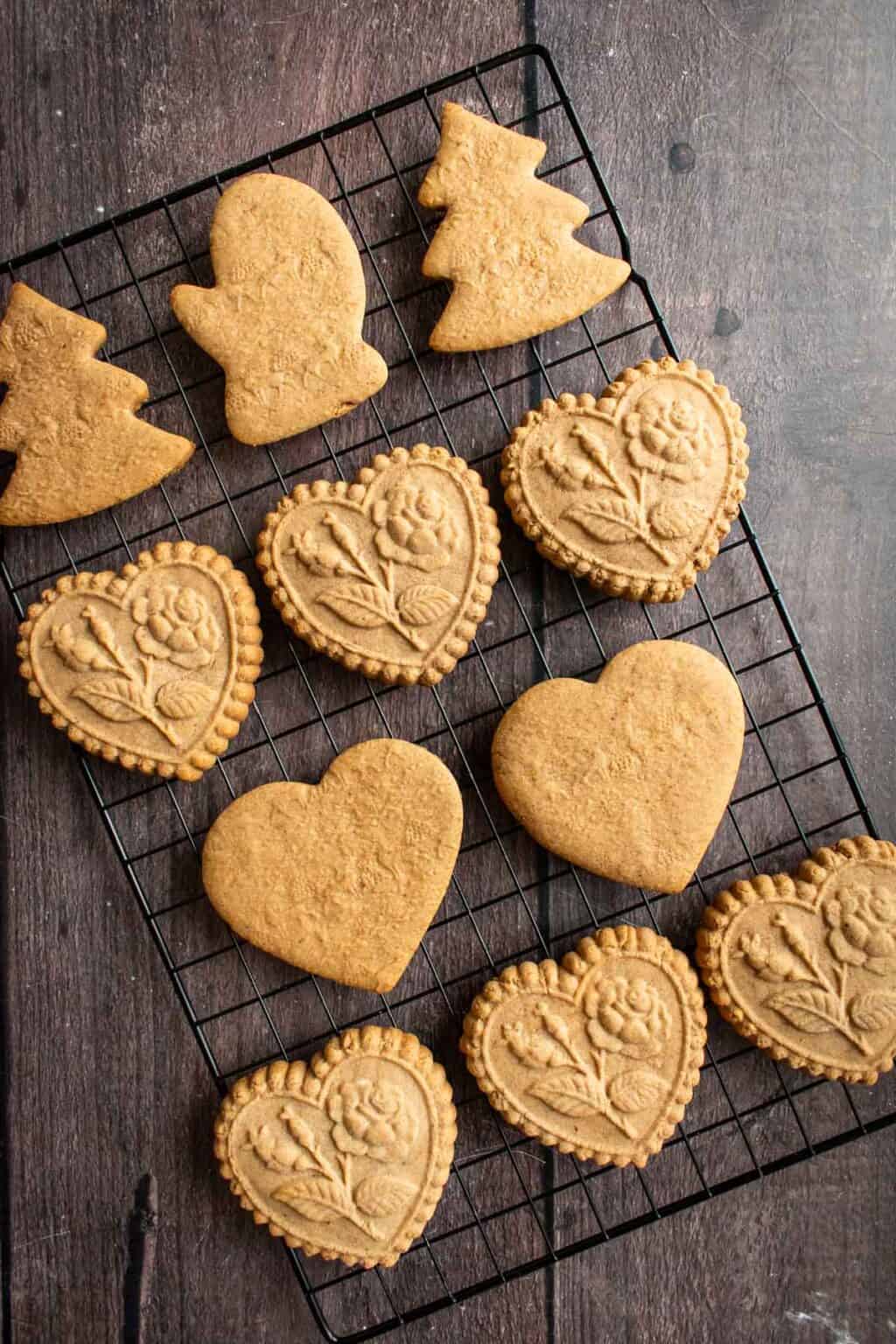 Spekulatius Cookies | Crispy Spiced German Biscuits - Humbly Homemade
