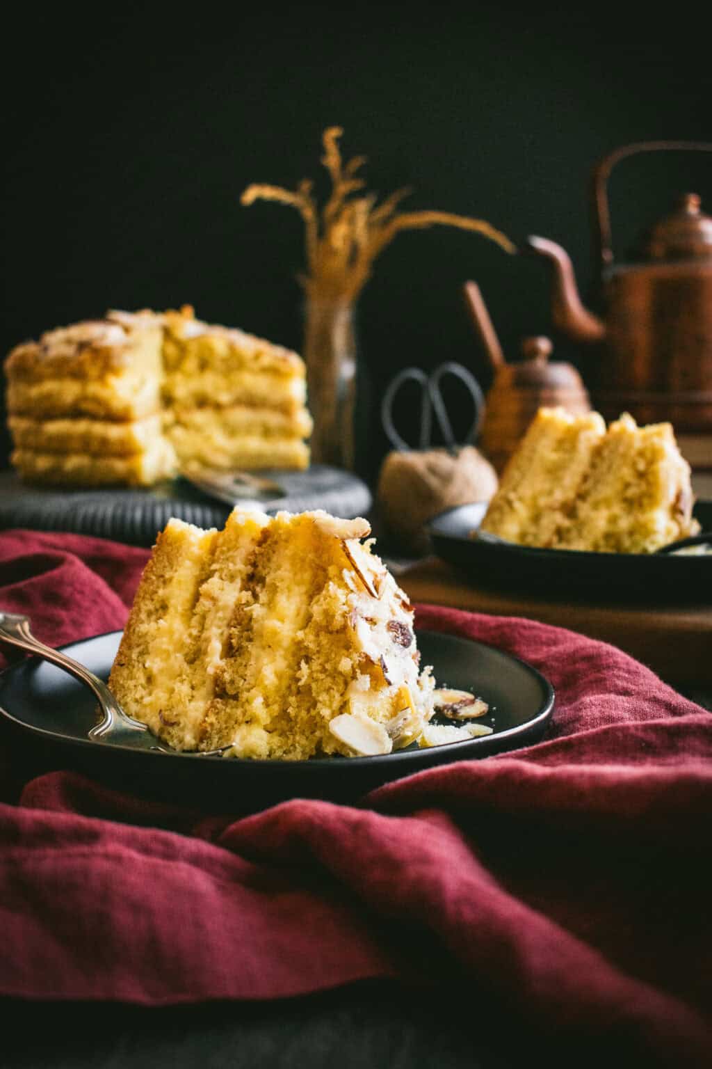 Almond Torte | Delicious Layered German Torte - Humbly Homemade