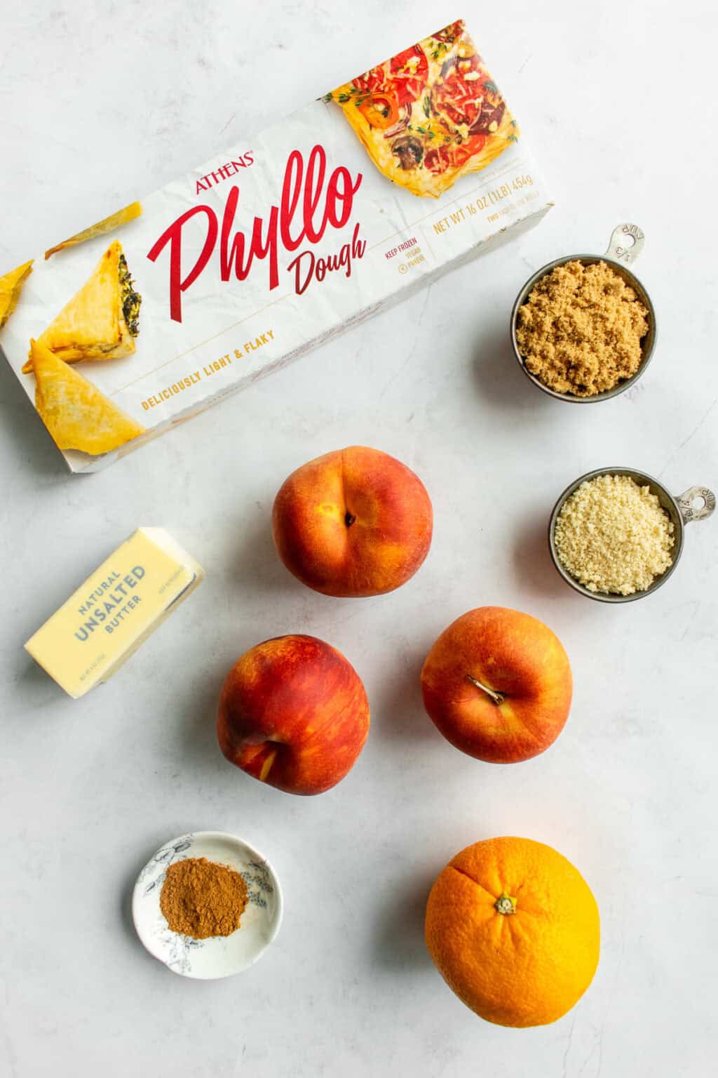 Peach Strudel with Fresh Peaches & Phyllo Dough - Humbly Homemade