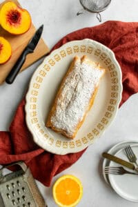 Peach Strudel with Fresh Peaches & Phyllo Dough - Humbly Homemade