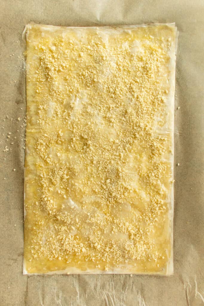 Peach Strudel with Fresh Peaches & Phyllo Dough - Humbly Homemade