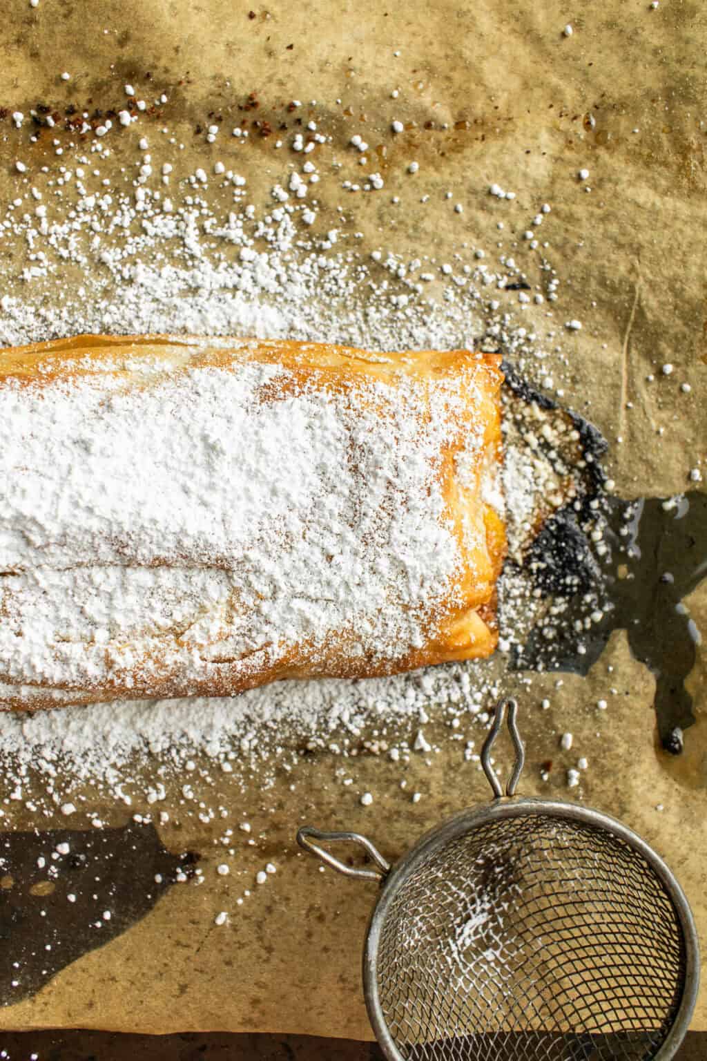 Peach Strudel with Fresh Peaches & Phyllo Dough - Humbly Homemade