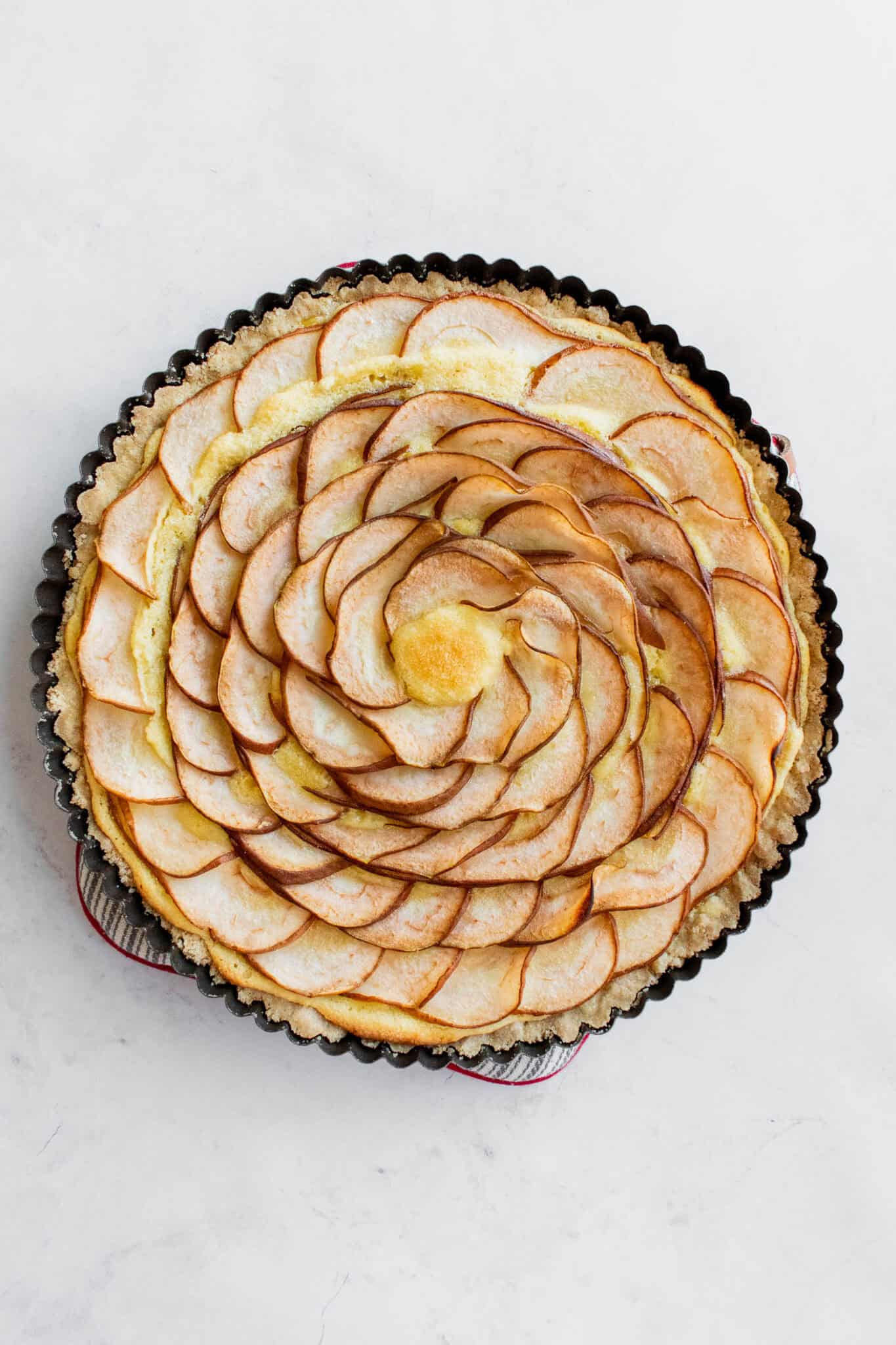 Pear Frangipane Tart (Fresh Pears with a No Chill Crust!) - Humbly Homemade