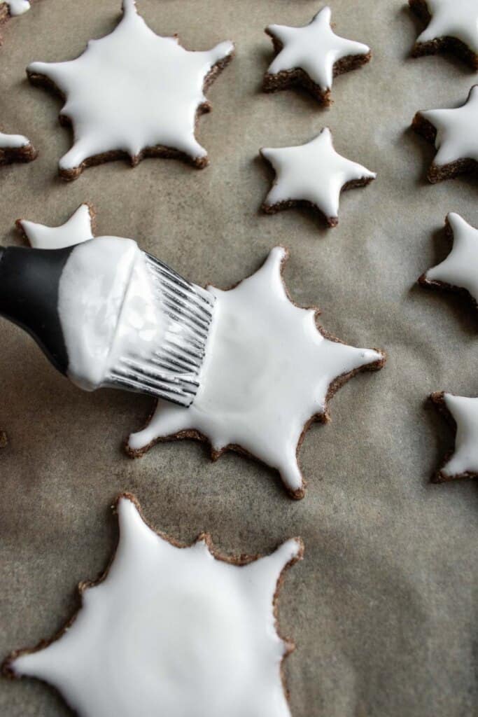 Easy Cinnamon Star Cookies | Zimtsterne - Humbly Homemade