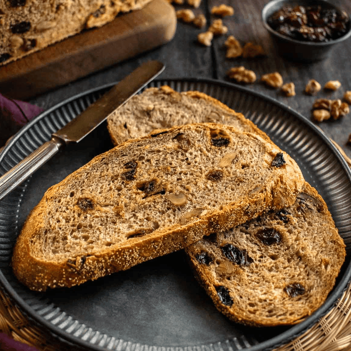 No-Knead Russian Black Bread without Sourdough - Humbly Homemade