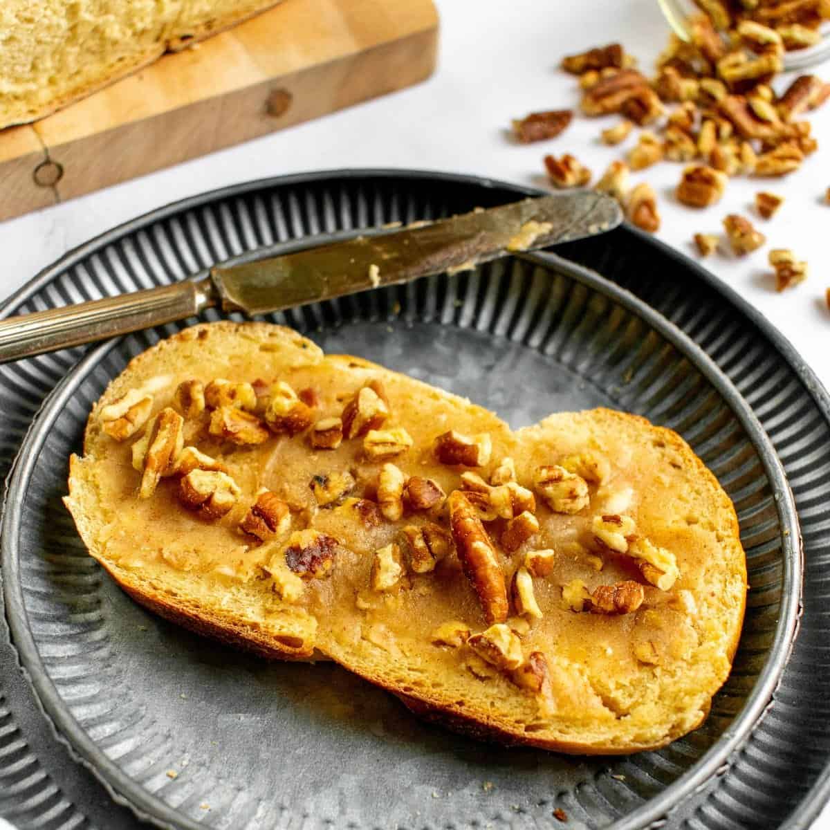 Toasted Butter Pecan Honey Butter - Humbly Homemade
