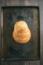 Overnight No-Knead White Bread without a Dutch Oven - Humbly Homemade