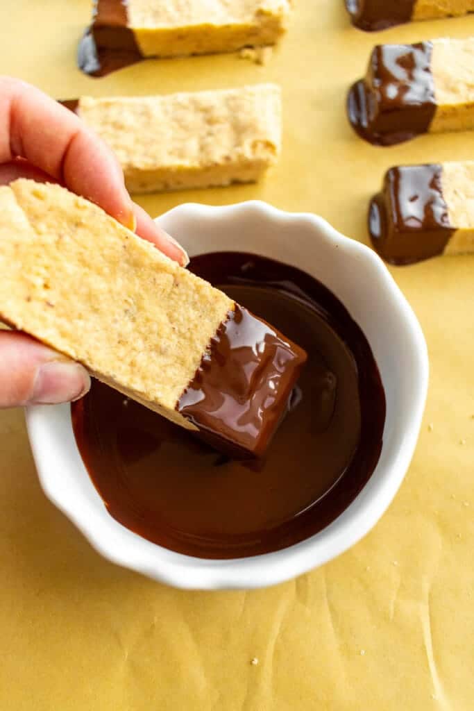 Peanut Butter Shortbread Cookies with Brown Butter - Humbly Homemade