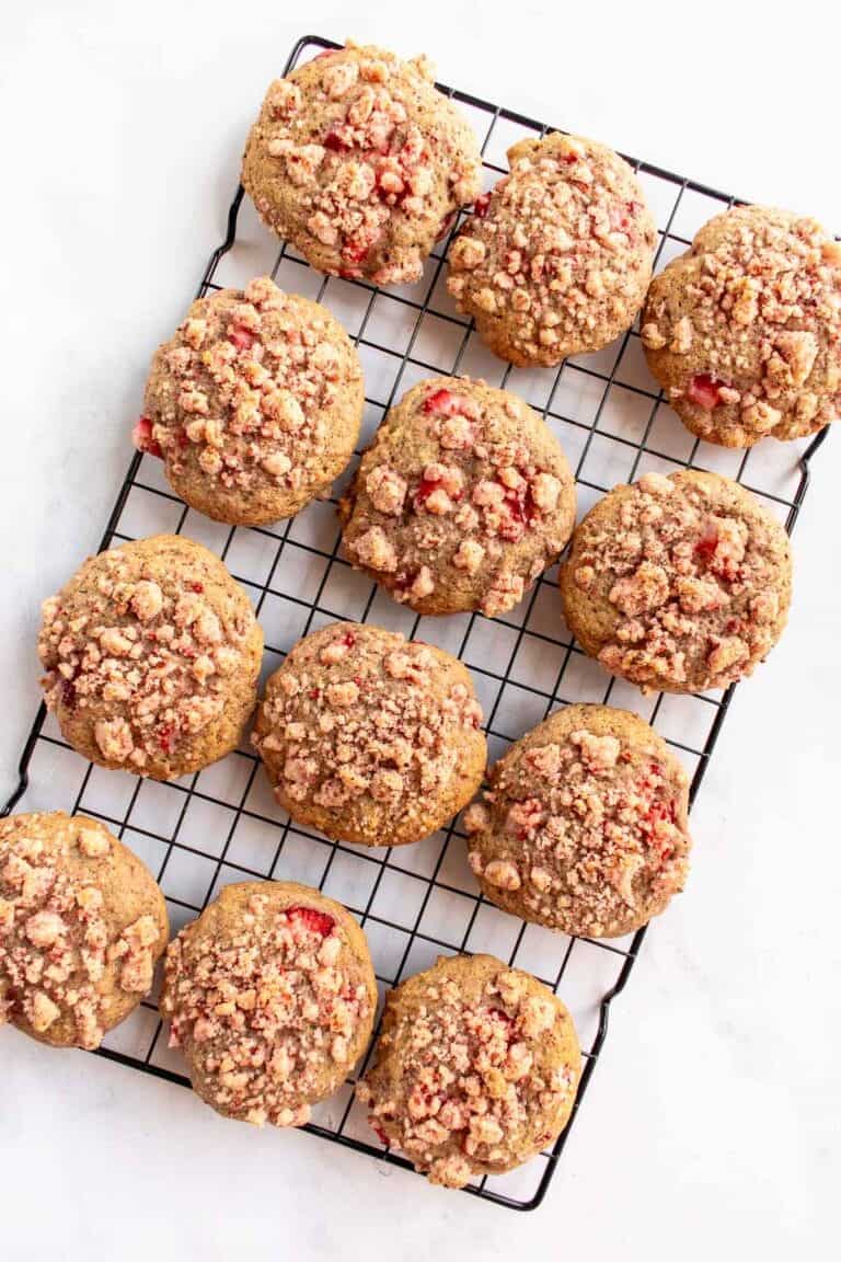 Strawberry Sugar Cookies (Fresh & Freeze Dried Strawberries!)