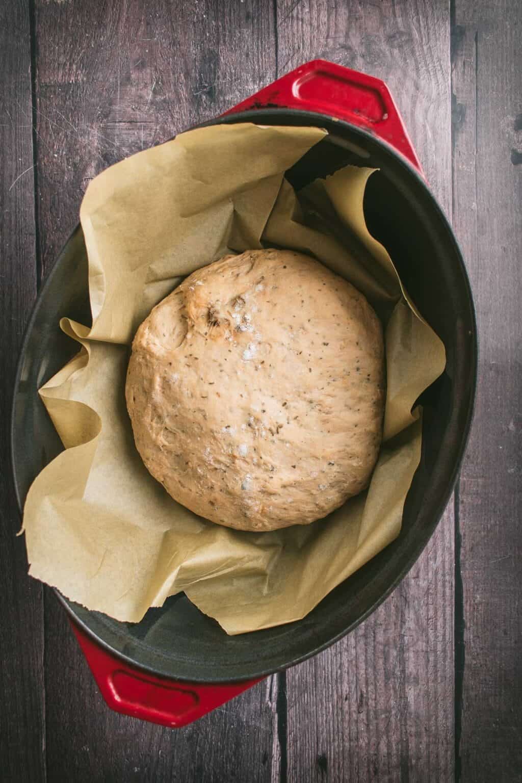 Sun Dried Tomato Basil Bread (Dutch Oven) - Humbly Homemade