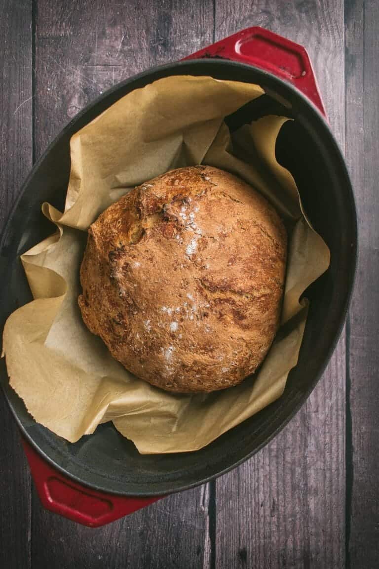Sun Dried Tomato Basil Bread (Dutch Oven) - Humbly Homemade